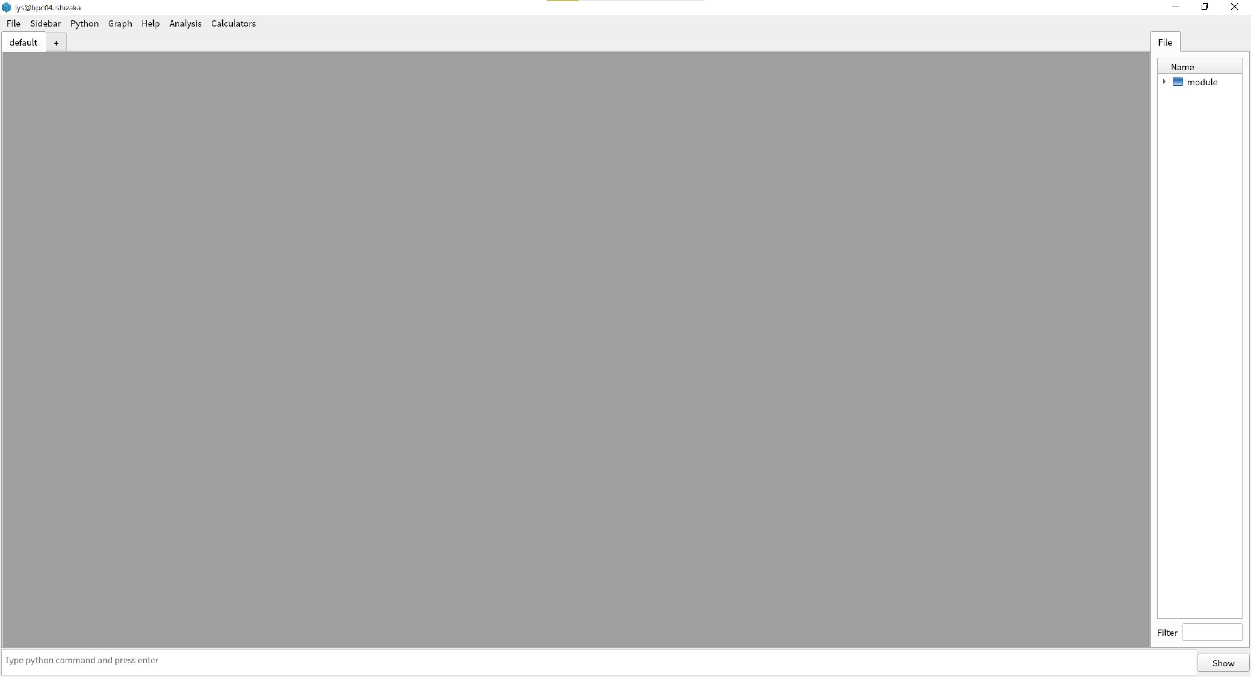 Use Lys As Python Interpreter — Lys 031 Documentation